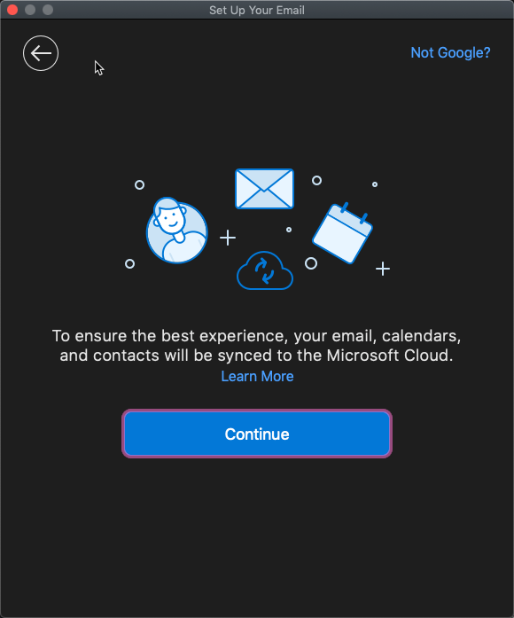 Access your Gmail for ASU Using Outlook 2016 for Mac
