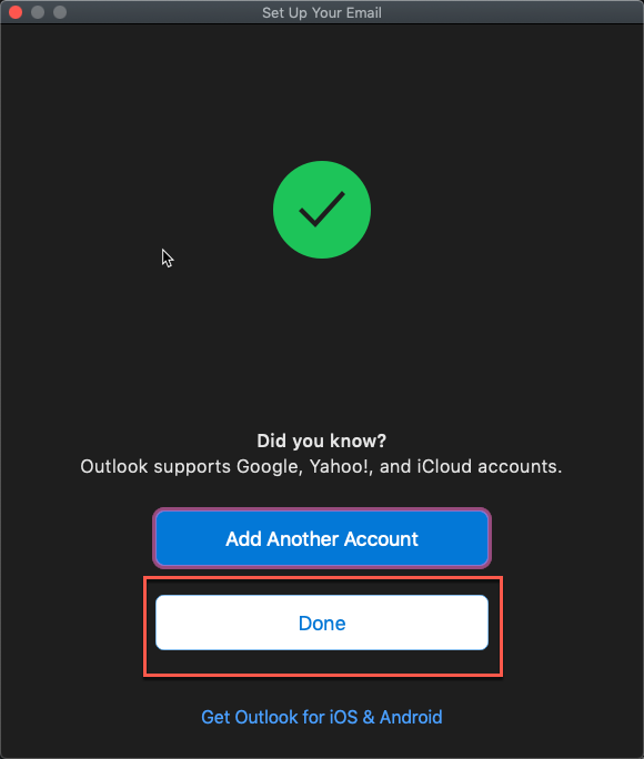 Access your Gmail for ASU Using Outlook 2016 for Mac