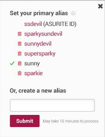 How to Add, Remove, or Change your ASU Email Address or Aliases
