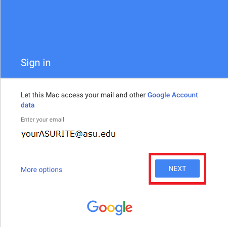 Access ASU Gmail Account Using MacMail for El Capitan