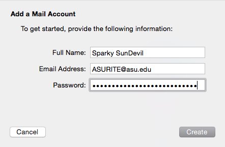 Access Your Gmail for ASU Account Using Mac Mail for Yosemite