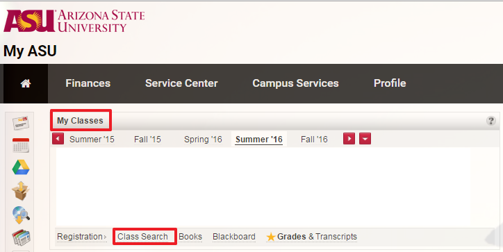 How Do I Search for a Class Block?